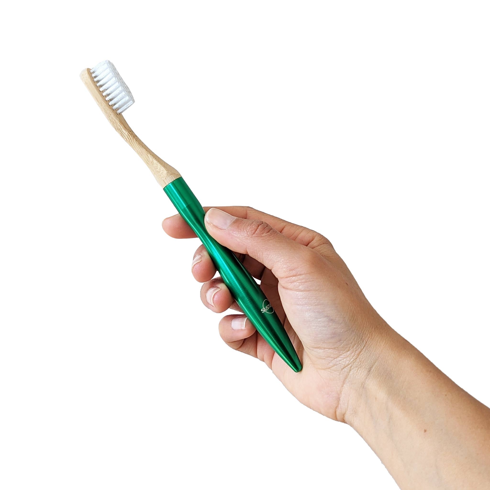 Jungle Green Toothbrush with 3 Heads – Sustuff